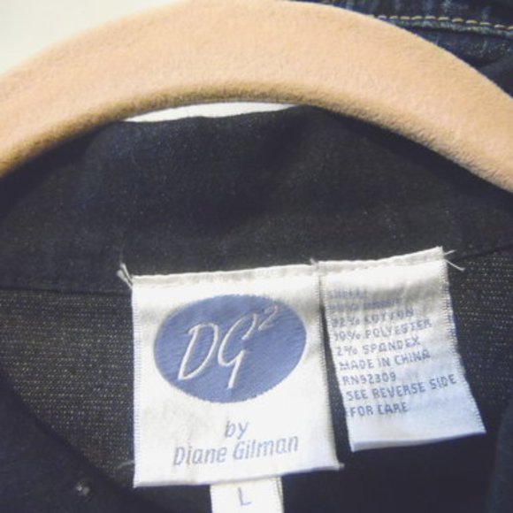 DG2 by Diane Gilman | Jackets & Coats | Dg2 By Diane Gilman Black ...